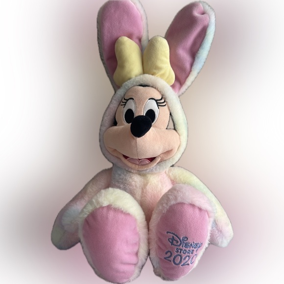 Disney | Toys | Disney Store Minnie Mouse Easter Bunny Plush 8 Pastel ...
